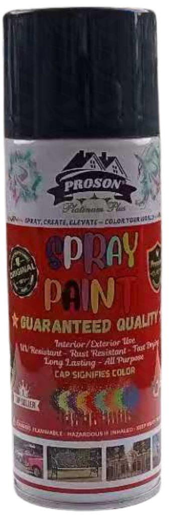 SPRAY PAINT PROSON DEEP GREY | Ragsons